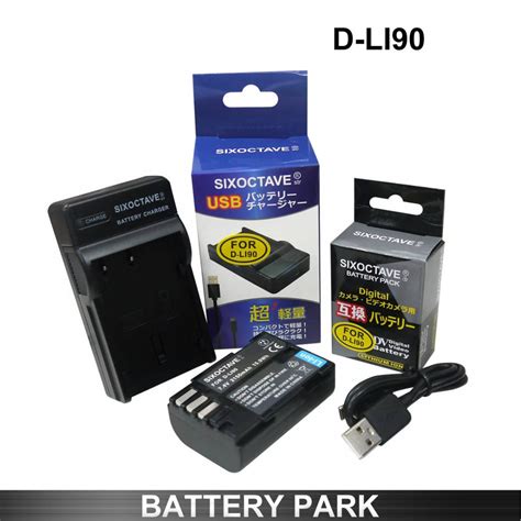 【未使用】pentax D Li90p D Li90 互換バッテリーと互換充電器 K 01 K 1 K 1 Mark Ii K 3 K 3