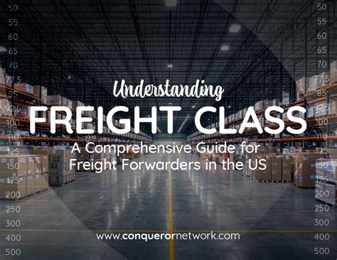 Freight Class Guide For Freight Forwarders In Usa
