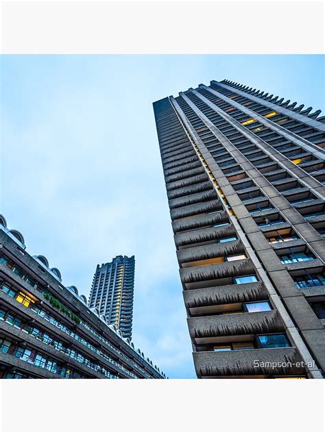 Barbican Centre At Dusk Art Print For Sale By Sampson Et Al Redbubble