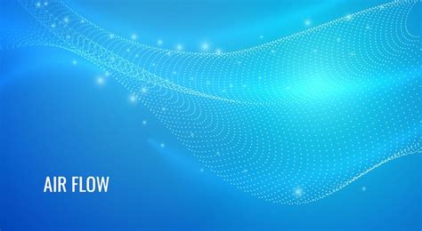 밝은 배경의 공기 흐름 효과 신선한 공기의 벡터 그림 소용돌이 프리미엄 벡터