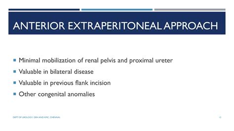 Pediatric Urology Pujo Pyeloplasty Ppt
