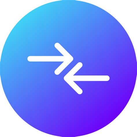 Arrows Couple Generic Gradient Fill Icon
