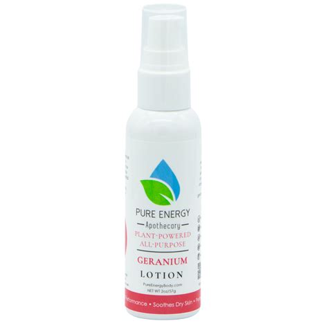 Natural Body Lotion Geranium The Earthy Elements