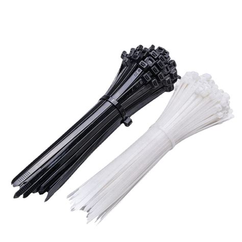 Haitai Electric Black Plastic Pvc Coated Cable Tie Uncoated Stainless