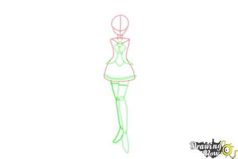 How To Draw Cure Beauty Aoki Reika From Smile Pretty Cure Drawingnow