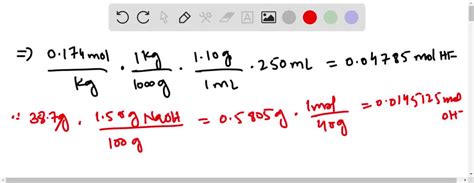 SOLVED Calculate The PH Of A Solution Prepared By Mixing 250 ML Of 0