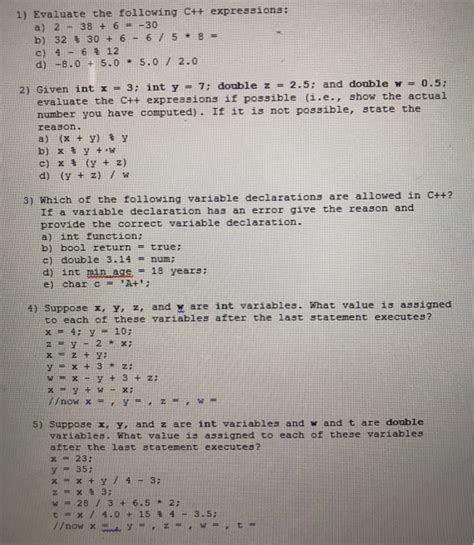 Solved 1 Evaluate The Following C Expressions A 2 38 Chegg