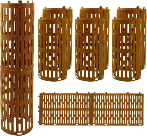 Amazon Com Hugeleaf Packs Tree Protectors Flexible Expandable Tree Guard Plastic Tree