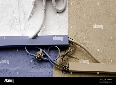 Cables And Electrical Connections Stock Photo Alamy