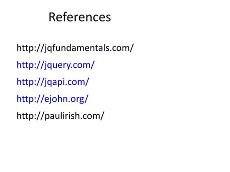Jquery Introduction Ppt