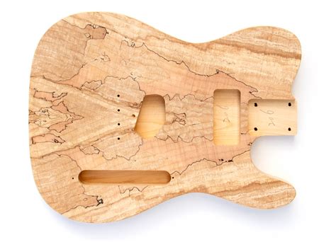 Tl Style Spalted Maple Build Your Own Guitar Kit Vibeworks Guitars