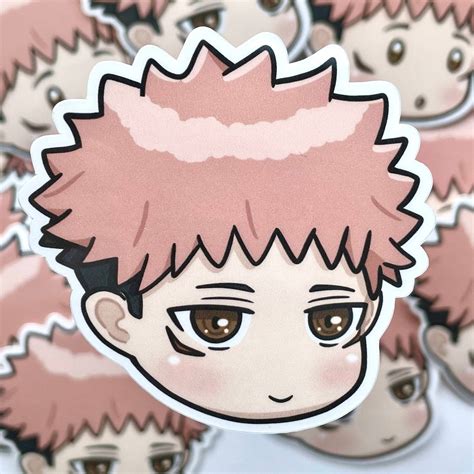 Jujutsu Kaisen Metal Sticker Yuji Itadori B