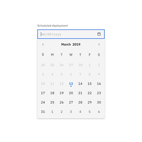 calendar date picker date pickers material design