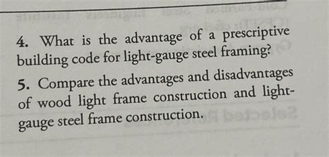 Solved What Is The Advantage Of A Prescriptive Building Code