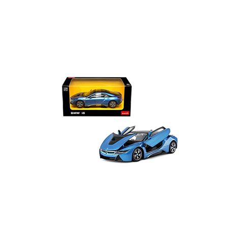 Количка с дистанционно BMW i8 Rastar, 1:14, Синя | Toyzz Shop