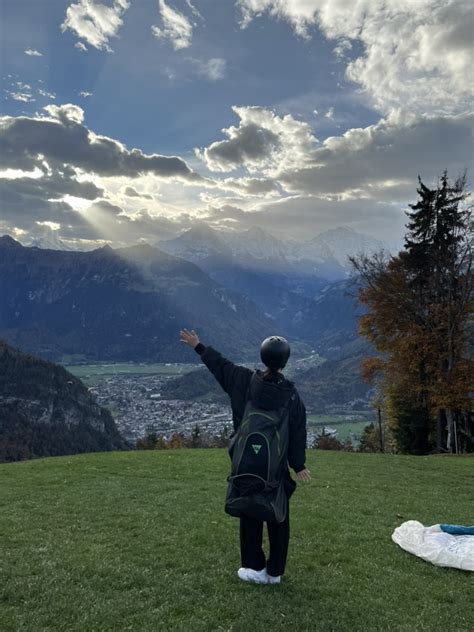 헝가리 교환학생 스위스 6박 7일 여행 2편🇨🇭 패러글라이딩 피르스트 펀패키지 뮈렌 통나무 이젤발트 마테호른