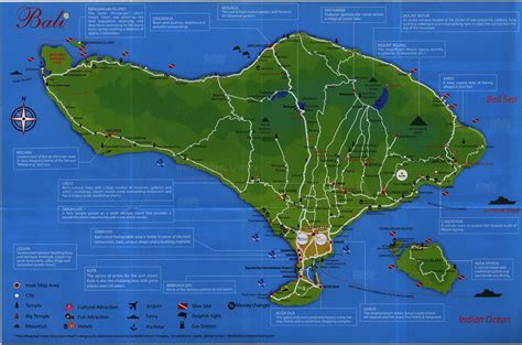Nusa Dua Bali Map Bali Island Indonesia Tourism Maps