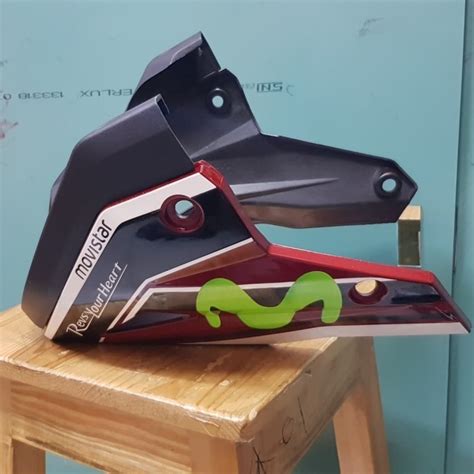 Jual Cover Engine New Vixion Old Warna Merah Shopee Indonesia