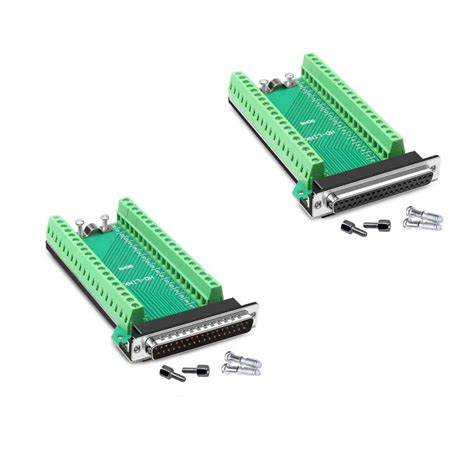 DB37 Female Male Connector D SUB 37 Pin Port Terminal Breakout