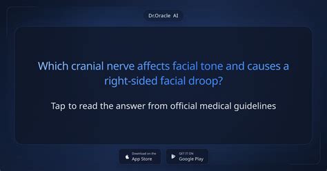 Which Cranial Nerve Affects Facial Tone And Causes A Right Sided Facial