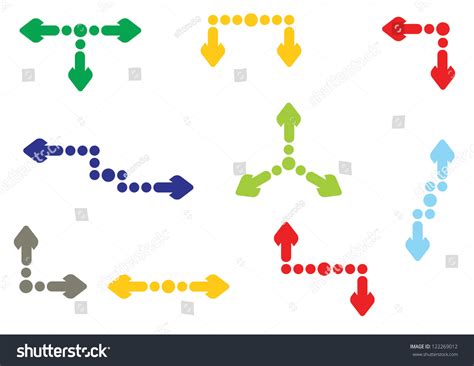 Flowchart Element Abstract Illustration Background Stock Vector Royalty Free 122269012
