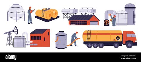 Oil Petroleum Industry Elements Gasoline Extraction Rig Gas