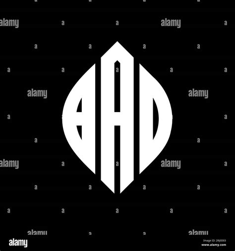 Bad Circle Letter Logo Design With Circle And Ellipse Shape Bad Ellipse Letters With