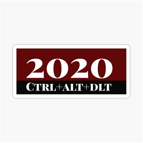 Ctrl Alt Dlt Sticker For Sale By WOWSOMETHINGNEW Redbubble