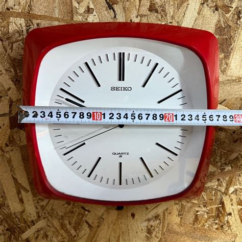 Yahoo オークション Seiko セイコー 壁掛け時計 時計 クォーツ レト