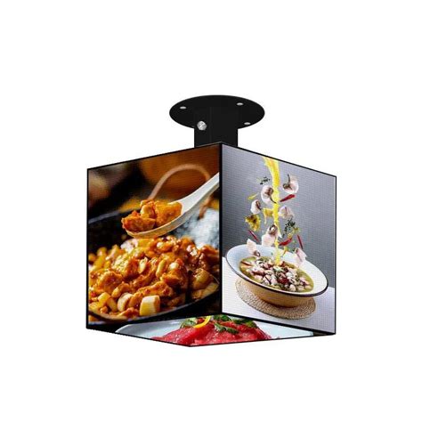 High Resolution P3 Indoor Led Cube Screen Creative 45 Sides
