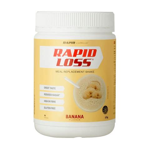 Buy Rapid Loss Banana Shake 575g Online At Chemist Direct