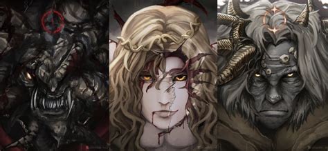 Mohg Lord Of Blood Morgott The Omen King Godwyn The Golden And Lunar