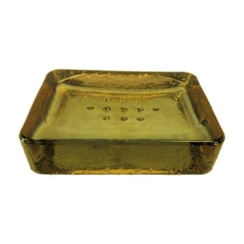 Porte savon verre recyclé parme x x cm Diamond Maisons du Monde