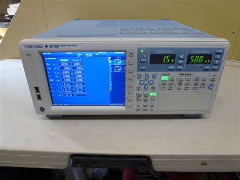 【傷や汚れあり】yokogawa 横河 Wt1800 プレシジョンパワーアナライザ 通電確認済の落札情報詳細 ヤフオク落札価格情報 オークフリー