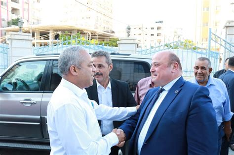بالصور اتحاد المقاولين في غزة يشكو لرئيس سلطة النقد افتراء البنوك