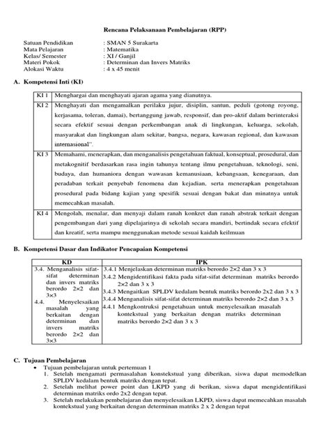 Determinan Matrik Pdf