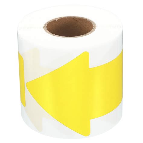 Uxcell 6x3 Directional Arrow Sticker 200 Pcs Vinyl Removable Self