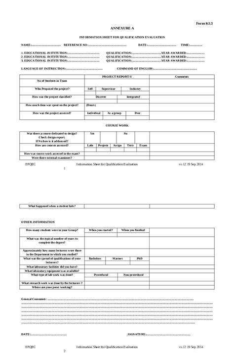 Candidate Categories Ecsa