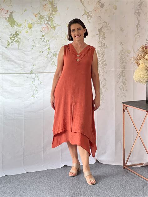 Orlando Rust Layering Dress Dressxox