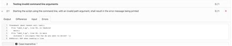Solved Testing Invalid Command Line Arguments Starting Chegg Com