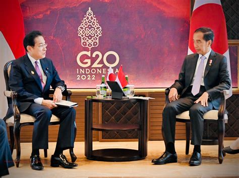 Presiden Jokowi Lakukan Pertemuan Bilateral Dengan PM Jepang Sekretariat Negara