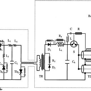 Schematic Diagram Of The High Voltage Pulse Generator And A