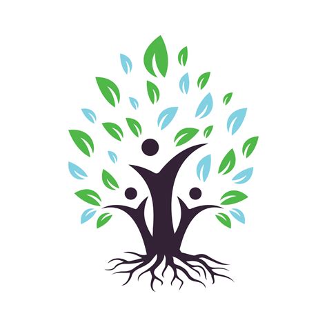 Diseño De Logotipo De árbol Genealógico Y Raíces Diseño Del Logotipo