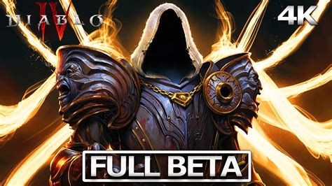 Diablo 4 Full Beta Gameplay Walkthrough No Commentary 【full Act 1】4k