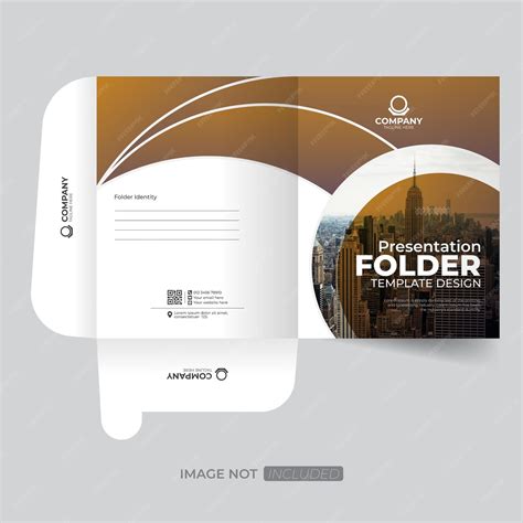 Premium Vector Creative And Modern White Background Stationery Template File Folder Design
