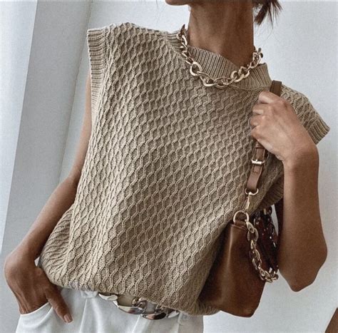 Стильные безрукавки идеи и схемы вязания Вяжем вместе вяжем стильно Дзен