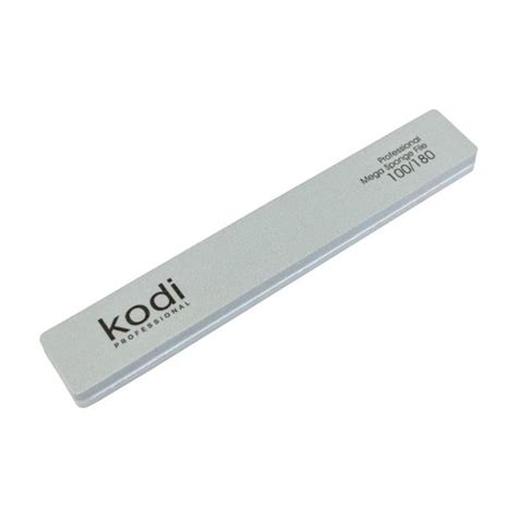 Пилка-баф для ногтей прямоугольной формы Kodi Professional 160, 100/180 ...
