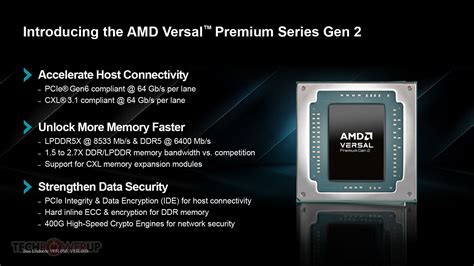 Amd Unveils The Versal Premium Series Gen 2 Adaptive Soc Fpga With