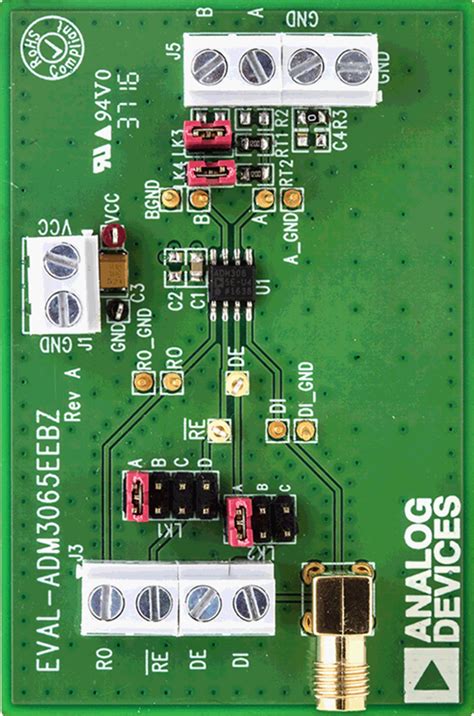 Analog Devices Eval Adm3065eeb1z Interface Development Kit Adm3065e