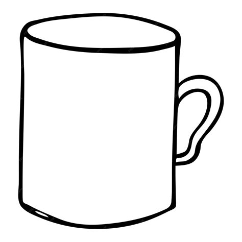 Premium Vector Cute Cup Of Tea Or Coffee Illustration Simple Mug